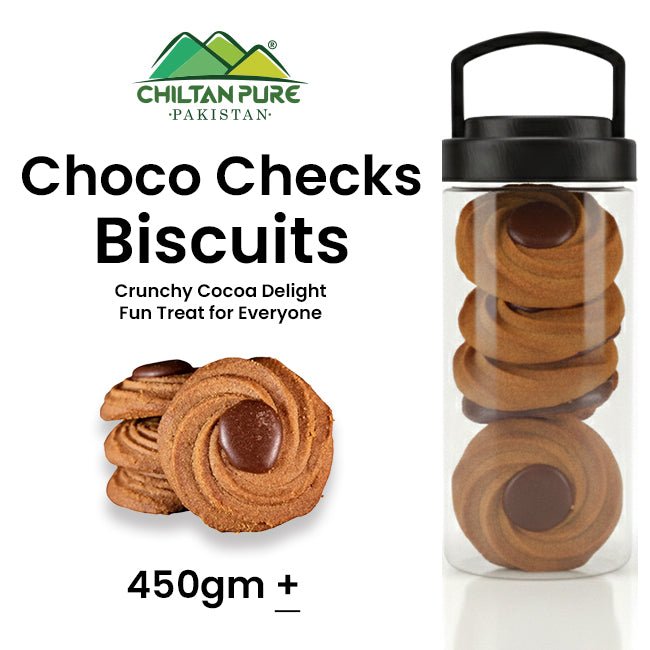 Choco Checks Biscuit / Choco Checks Cookies / Made With Organic Desi B ...
