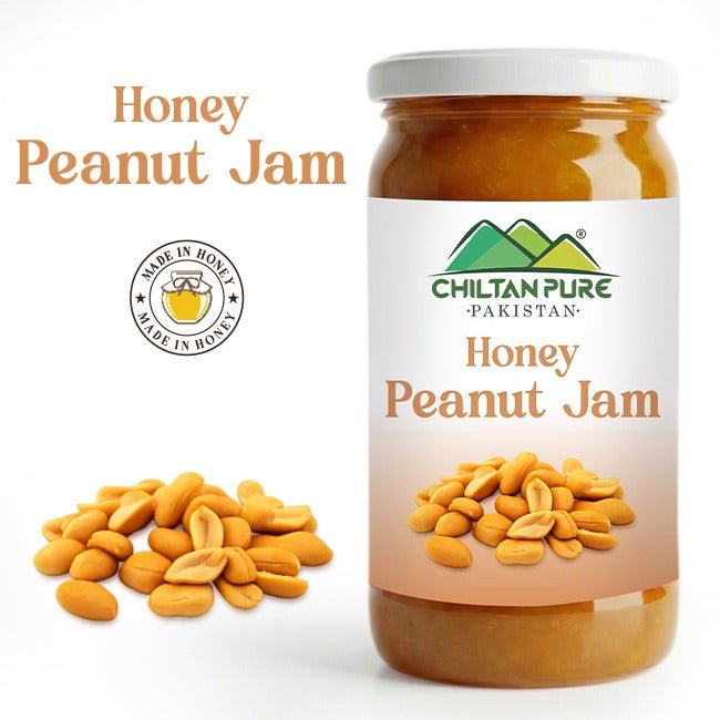 Peanut Jam (Made in Honey) / مونگ پھلی جام / Glass packaging / 630gm ...