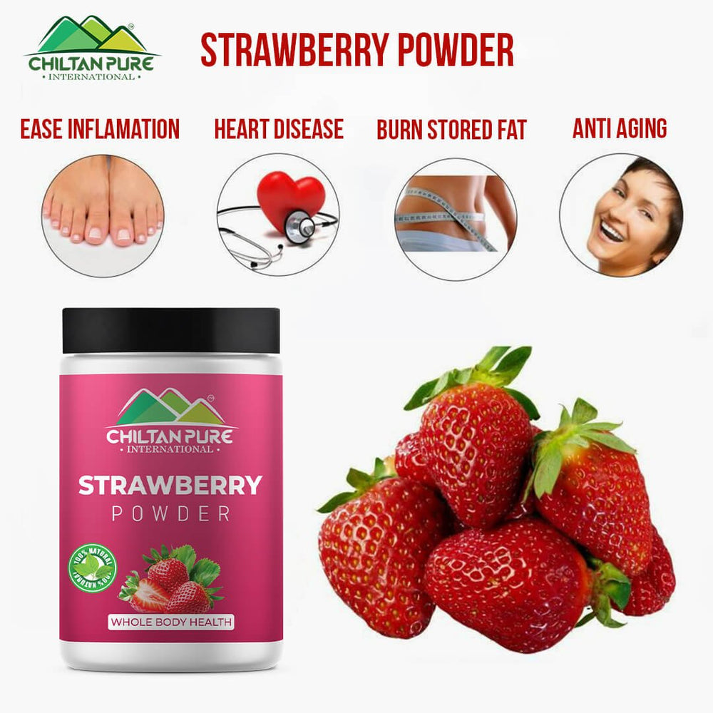 Buy Strawberry Powder at Best Price in Pakistan - ChiltanPure